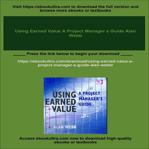Using Earned Value A Project Manager s Guide Alan Webb | PDF