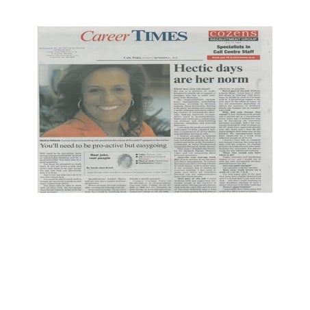 Career Times 21Sept2015 | PDF