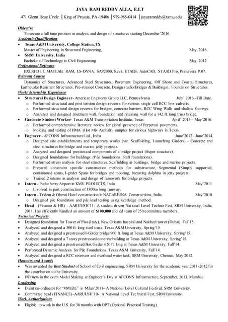 Hafiz Ahmed Waqas Resume | PDF | Civil Engineering Industry | Industries