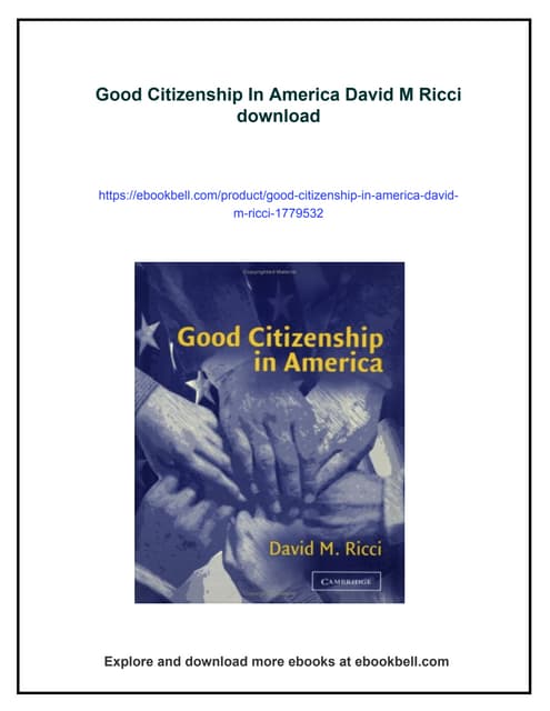 Being a Good Citizen | PPTX