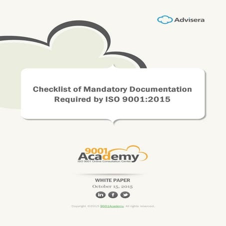 Checklist_of_ISO_9001_2015_Mandatory_Documentation_EN | PDF