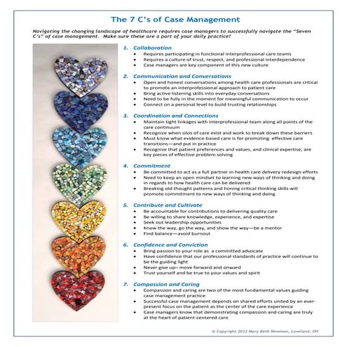 The 7 C's of Case Management | PDF