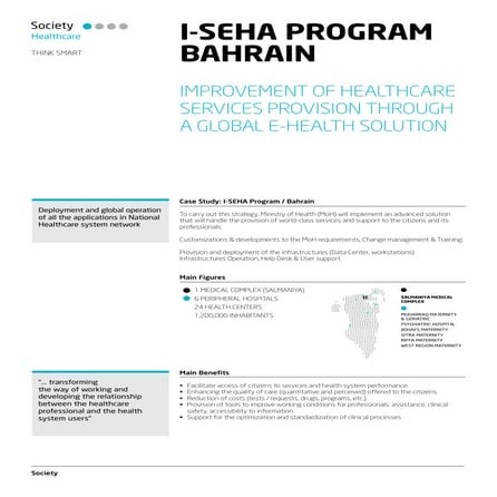 I-Seha, National Health Information System, Bahrain | PPTX