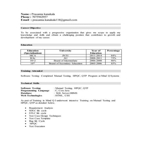 testing resume - Copy | DOCX