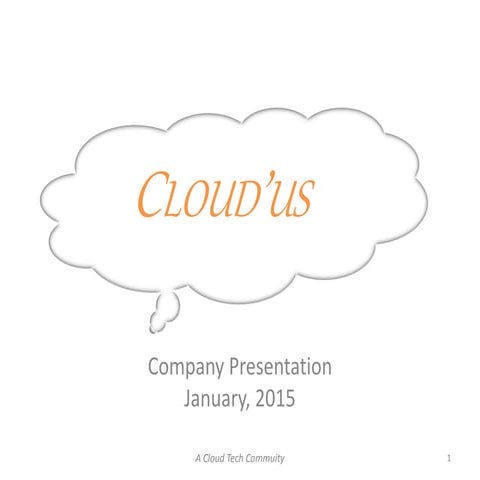 Cloud ‘Us | PPT