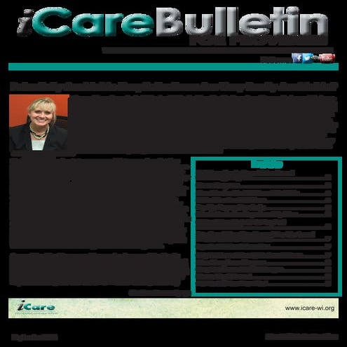 iCare Provider Bulletin September 2016 | PDF