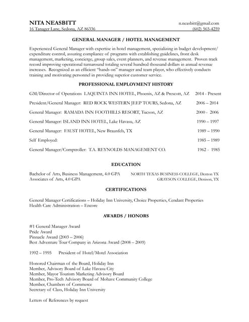 Ray Palen - 2016 Resume | PDF