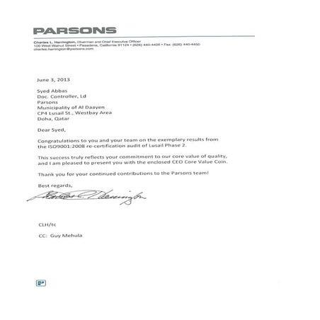Letter from CEO | PDF
