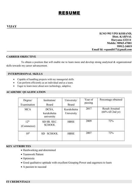 REsume (garima) | PDF