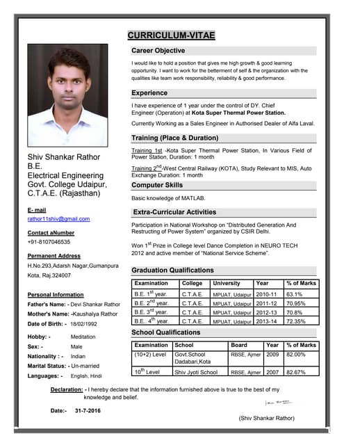 Shankar Resume | DOCX