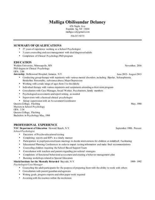 Sandy resume | DOCX