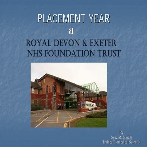 PLACEMENT YEAR-Presentation-new | PDF | Blood Disorders | Diseases and ...