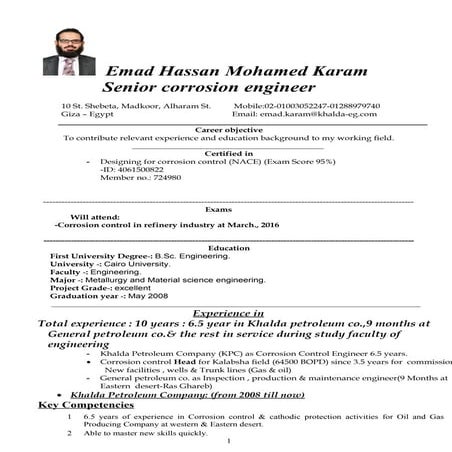 Emad CV | DOC