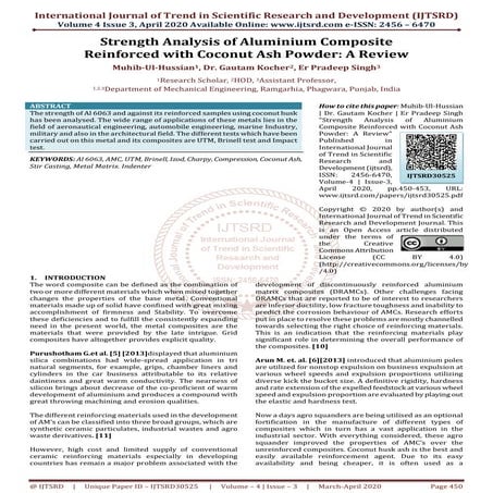 A Comparative Study on the Properties of Al-7% Si-Rice Husk Ash and Al-7% Si-Bagasse Ash ...