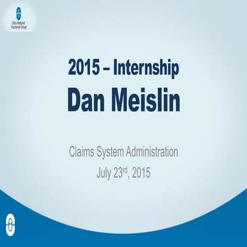 Dan Internship Presentation (1) | PPT