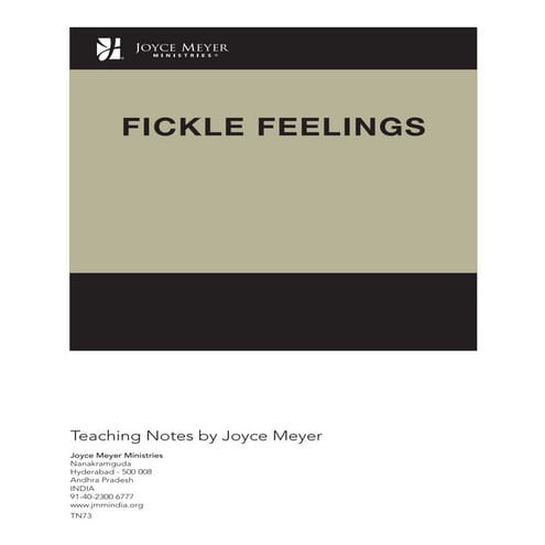 89062464 fickle-feelings-joyce-meyer | PDF