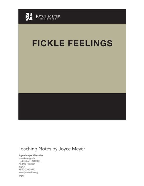89169385 wilderness-mentality-joyce-meyer | PDF