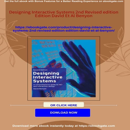 Designing Interactive Systems 2nd Revised edition Edition David Et Al ...