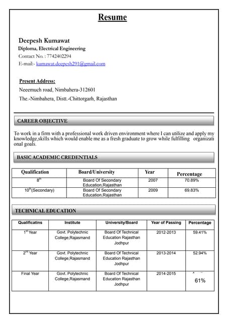 Neeraj Resume 0913_1 | PDF