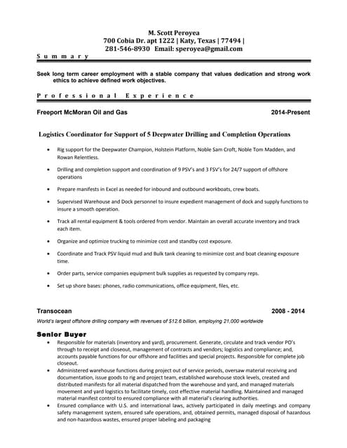 Functional resume | PDF