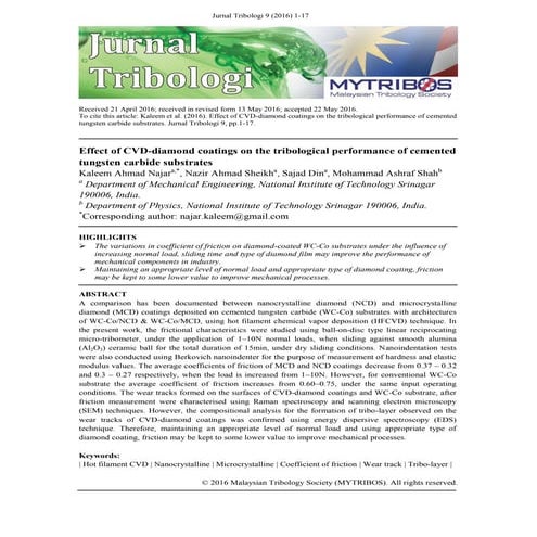 MS&T2010 XRD stress analysis of nano diamond coatings on wc-co ...