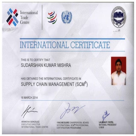 ITC Certificate | PDF