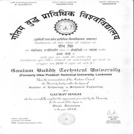 degree - b.tech