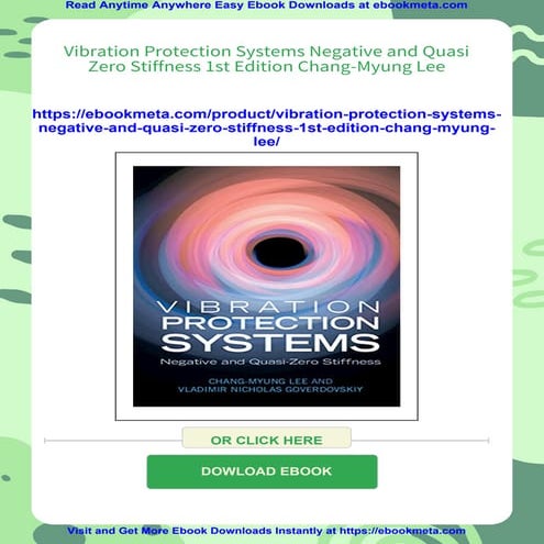 Vibration Protection Systems Negative and Quasi Zero Stiffness 1st ...