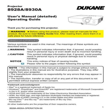 K yan pro user manual. | PDF