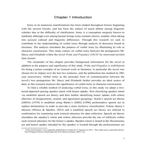 Dissertation Chapter 1 Introduction | DOC | Fiction | Books and Literature