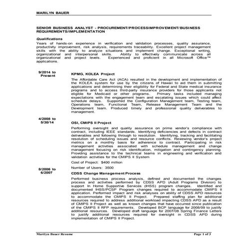 Mbauer Resume March 2015 | DOCX