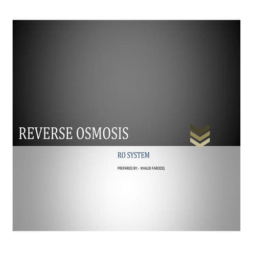 RO SYSTEM | PPT