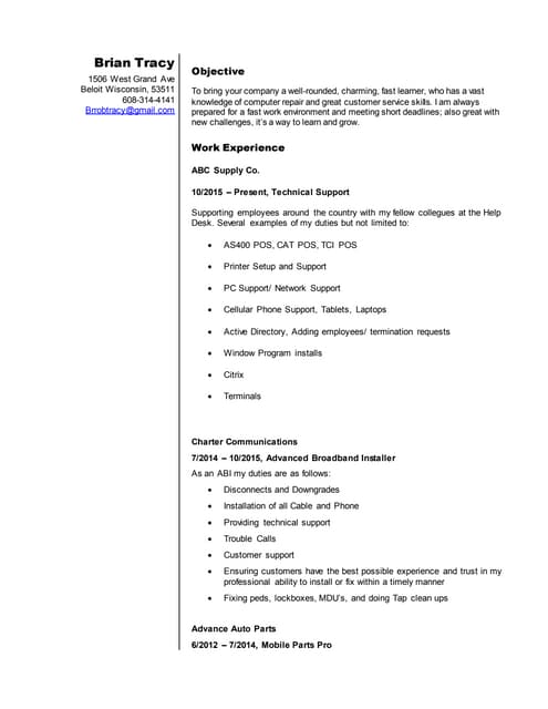 Target Powerpoint Resume - Timothy Lawless | PPTX