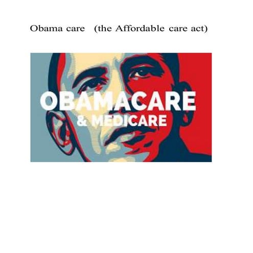 Obama care | DOCX
