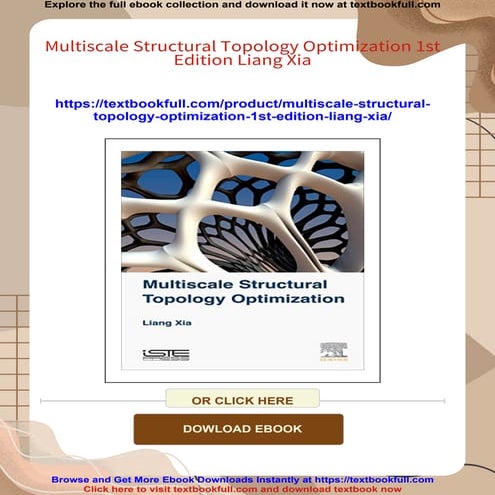 Multiscale Structural Topology Optimization 1st Edition Liang Xia | PDF
