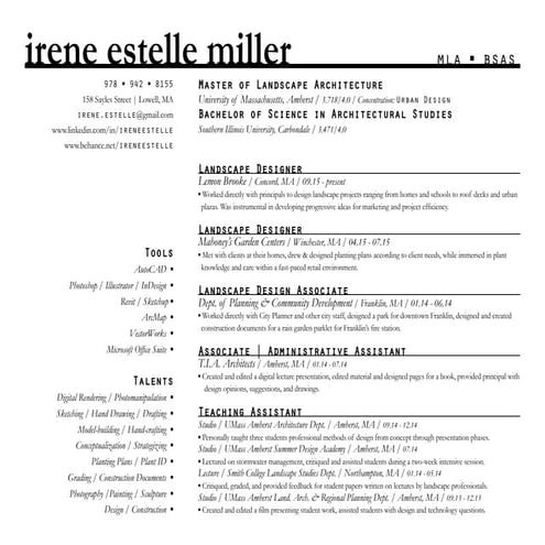 Irene E Miller Resume | PDF