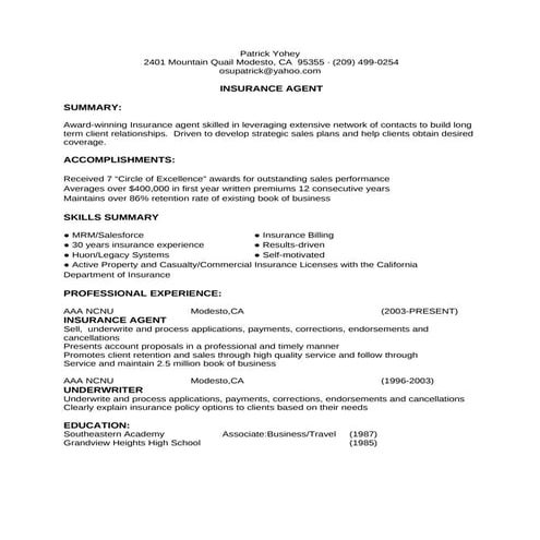 Patrick Resume | PDF