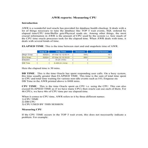 Awr Reports Measuring Cpu Doc