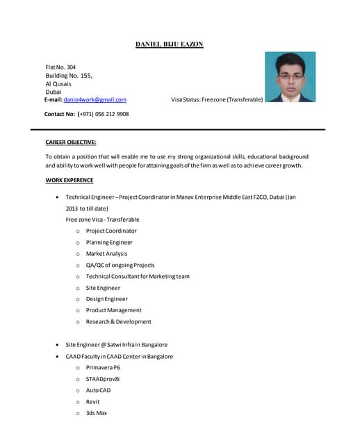 Daniyal asif's Resume | PDF