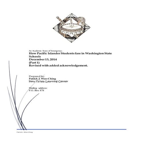 Hawaii - Cultural Pathway to Advance Learning and Education - Pidgen | PDF