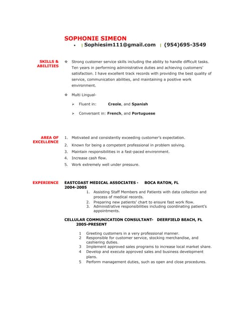 Milagros pagan resume | DOC