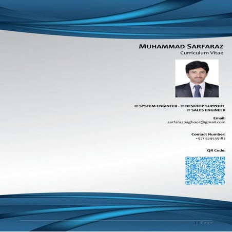 Muhammad Sarfaraz CV | PDF