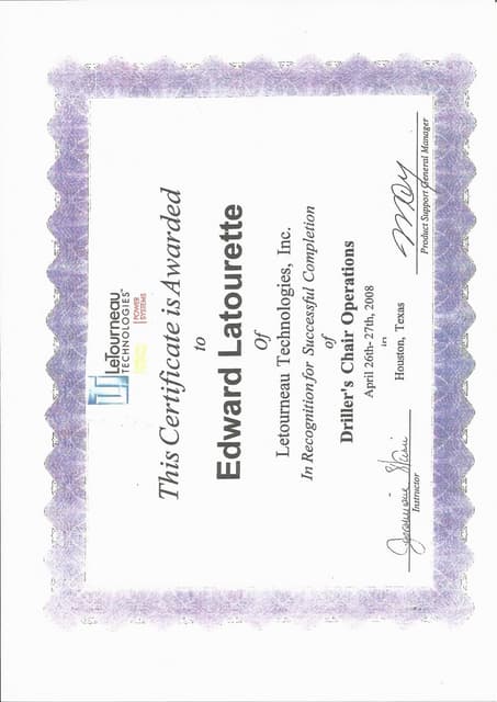 TDLR Electrical license and experience letter | PDF