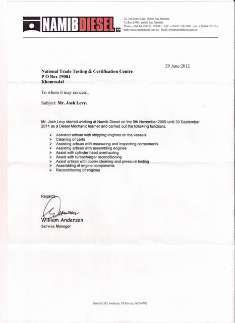 TRADE TEST RESULTS (1) | PDF