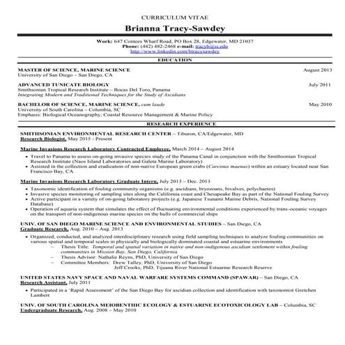 BT CV May 2015 | PDF