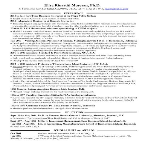 2014_ELISA_MURESAN_resume_! | PDF