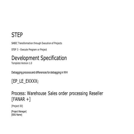 EP_LE_E2611_Debagging Process And Differences for Debagging WH | DOCX