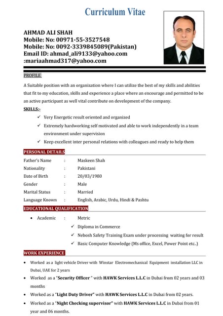 Nazim cv Camp Boss | DOC