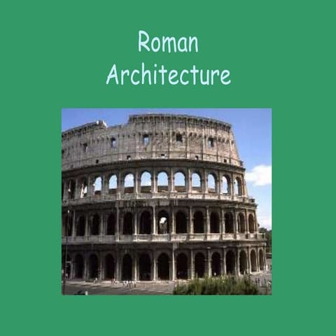 chapter Three History of Roman Architecture | PPT