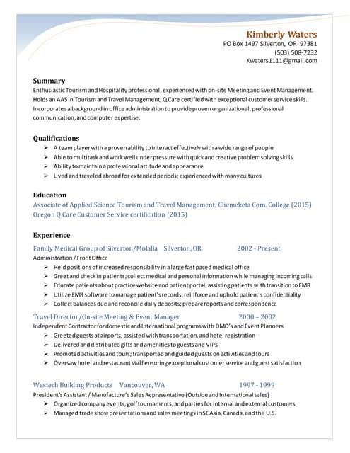 Resume_20 July2015 | DOCX